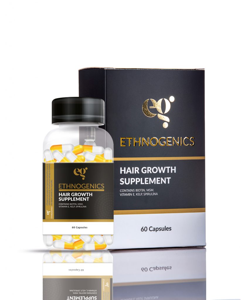 Hair Growth Supplement 60 Capsules - Ethnogenics